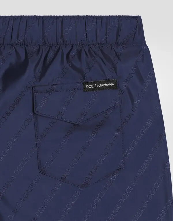 Dolce & Gabbana Logo-jacquard Swim Boxer Shorts