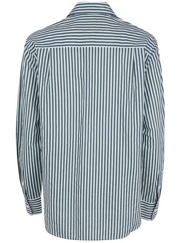 Essentiel Antwerp Kdot Embroidered Stripe Shirt - No
