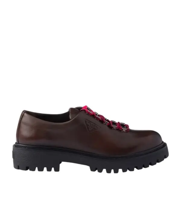 Prada Leather Lace-up Shoes