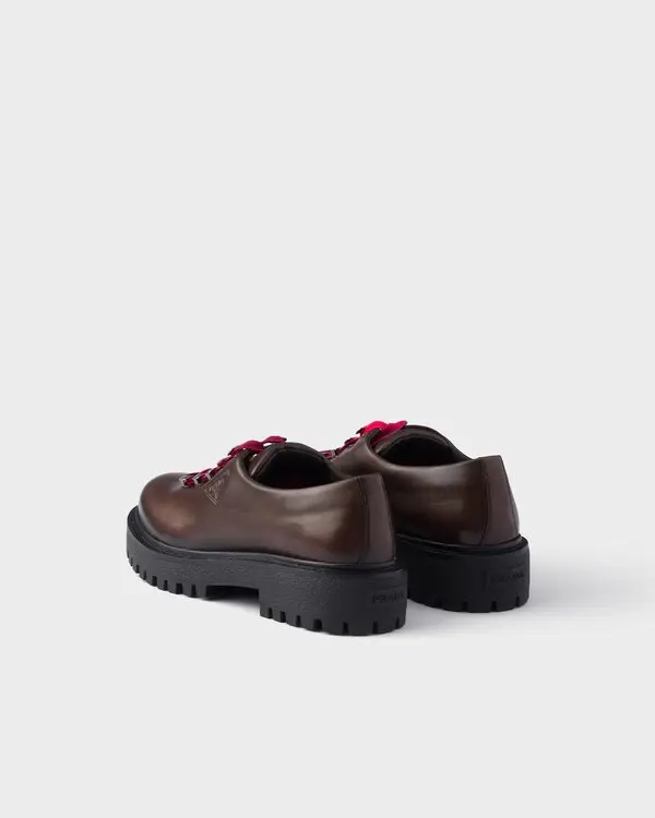 Prada Leather Lace-up Shoes