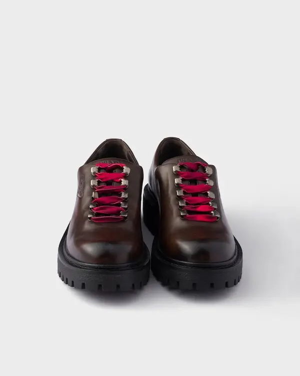 Prada Leather Lace-up Shoes