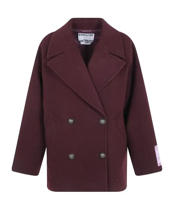 Essentiel Antwerp Kidney Oversized Double-breasted Coat - No