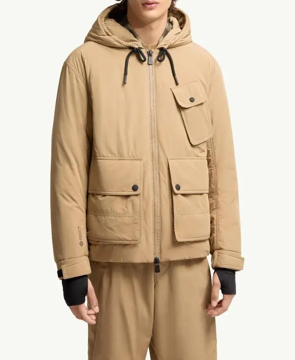 Moncler Ober Short Padded Jacket - Beige