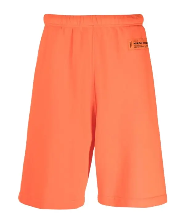 Heron Preston Logo Shorts - Orange