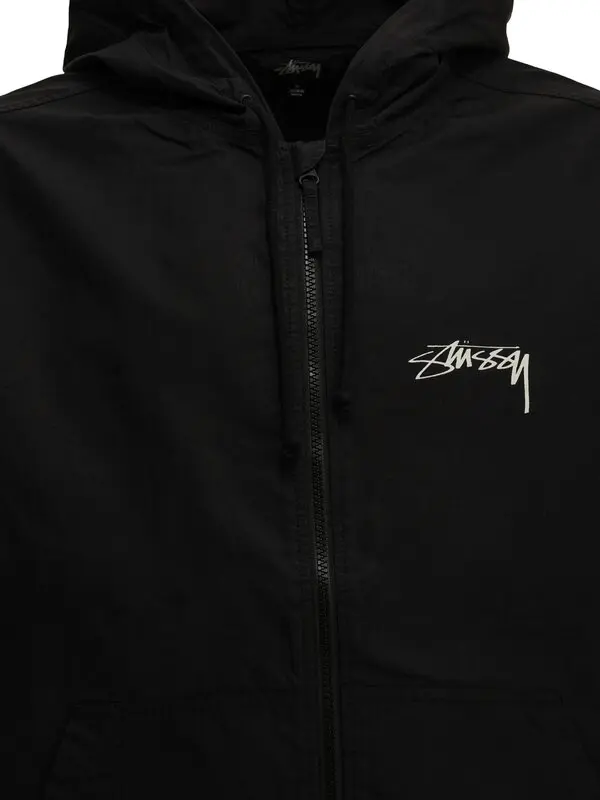 StÜssy Logo Zip Hooded Jacket