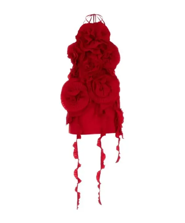 Blumarine Ruffled Mini Dress