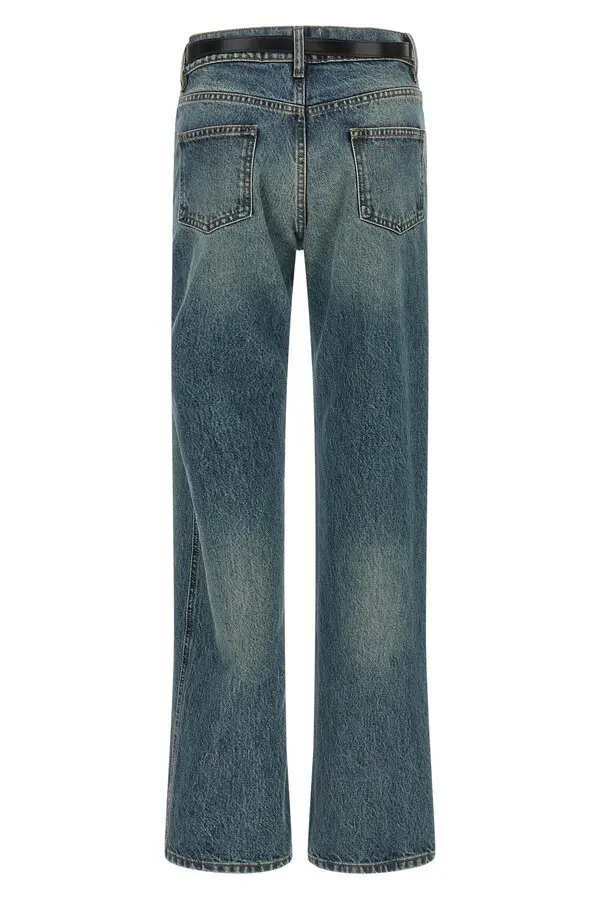 Coperni Dries Van Noten Straight Leg Suspended Jeans