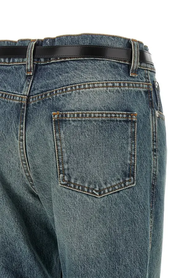 Coperni Dries Van Noten Straight Leg Suspended Jeans