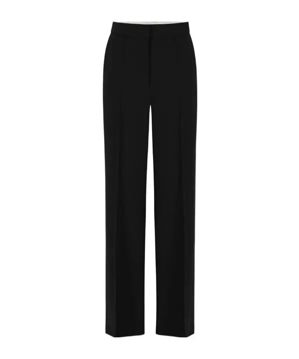Elisabetta Franchi Lightweight Crêpe Fabric Trousers
