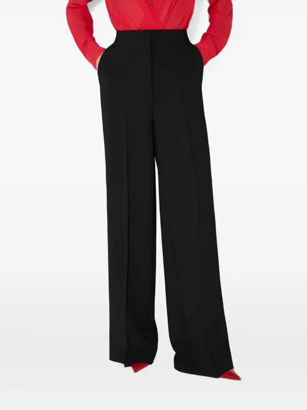 Elisabetta Franchi Lightweight Crêpe Fabric Trousers