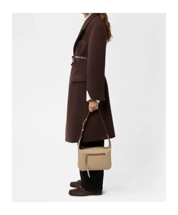 TOD'S Metal Dots Mini Shoulder Bag - Beige