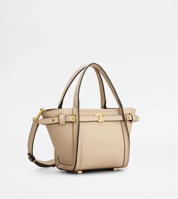 TOD'S Sac Shopping T Signature En Cuir Mini