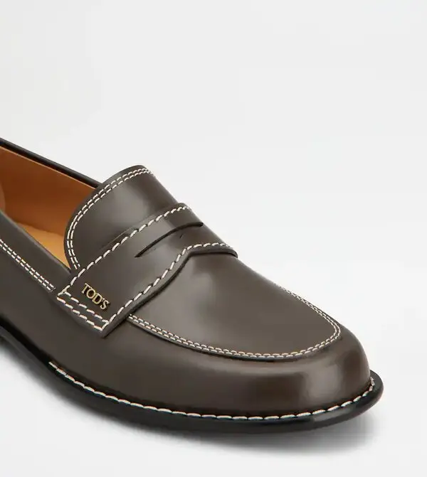 TOD'S Loafers In Leather - Brown