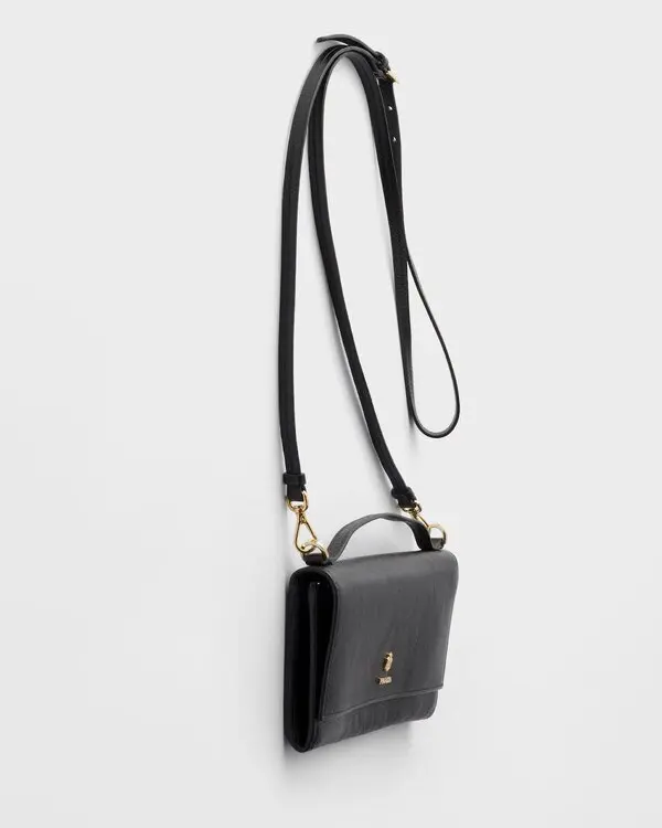 Prada Mini Saffiano Leather Wallet - Black