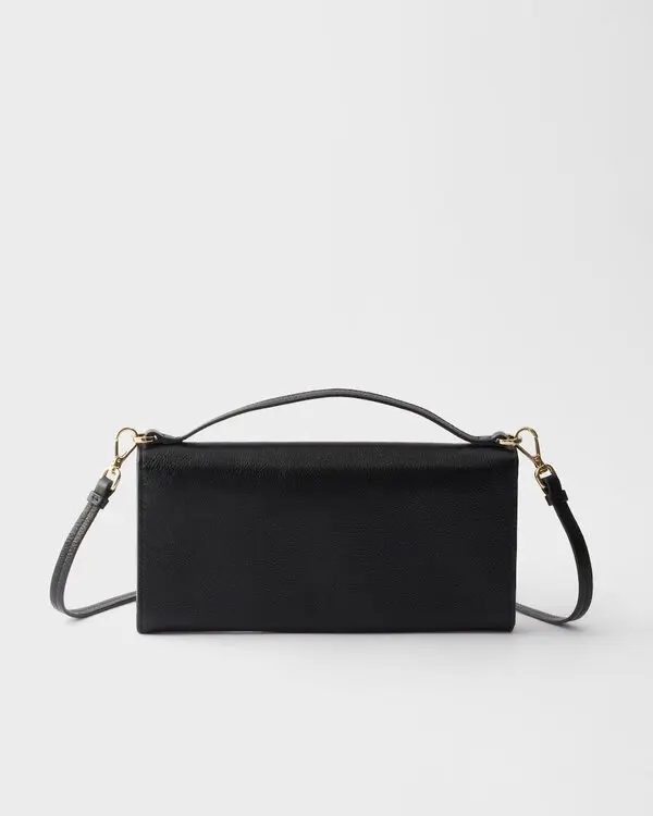 Prada Mini Saffiano Leather Wallet - Black