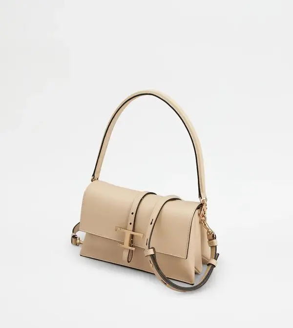 TOD'S T Timeless Flap Bag In Leather Mini
