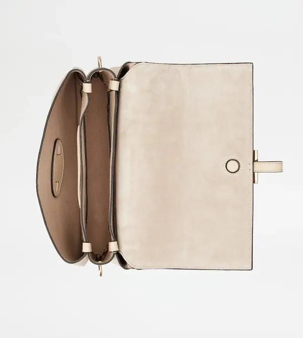 TOD'S T Timeless Flap Bag In Leather Mini