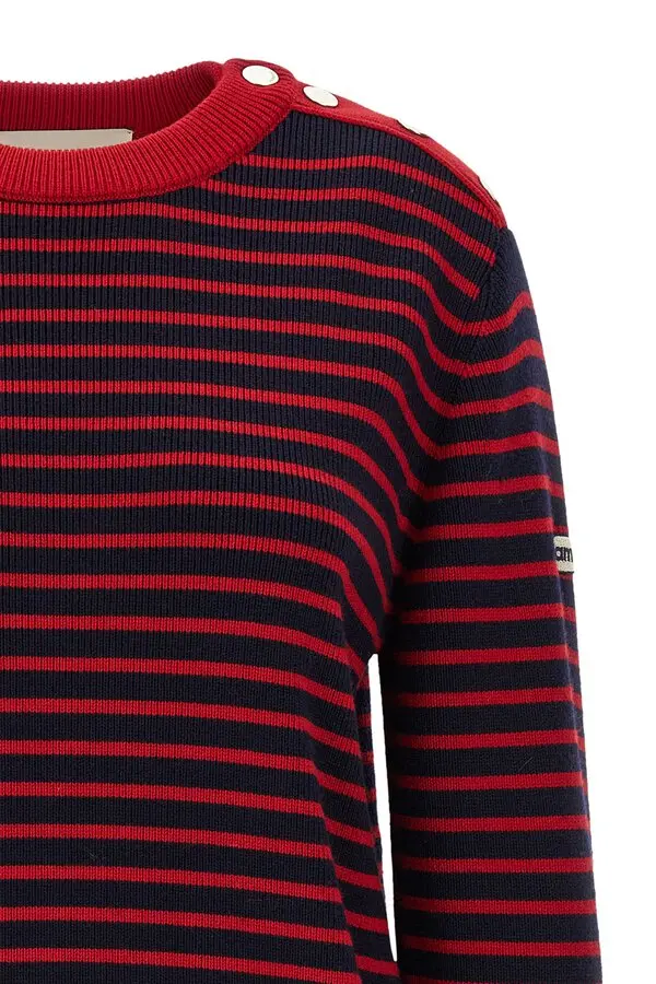 AMI Paris Marinière' Sweater - No