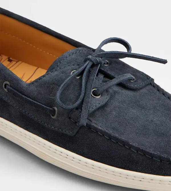 TOD'S Boat Shoes In Suede