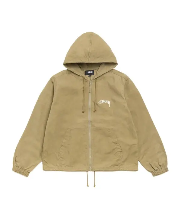 StÜssy Logo Zip Hooded Jacket