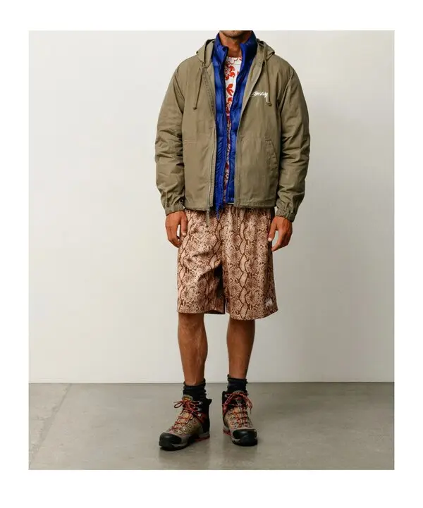StÜssy Logo Zip Hooded Jacket