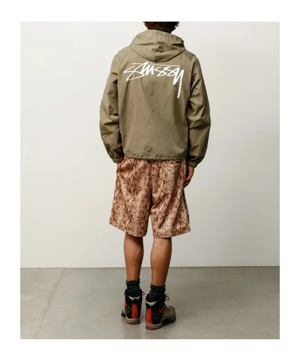 StÜssy Logo Zip Hooded Jacket
