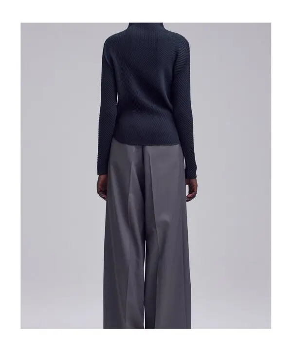 Issey Miyake Misty Pleats Shirt - Black