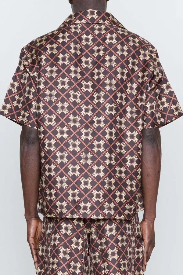 Amiri Printed Short Sleeved Shirt