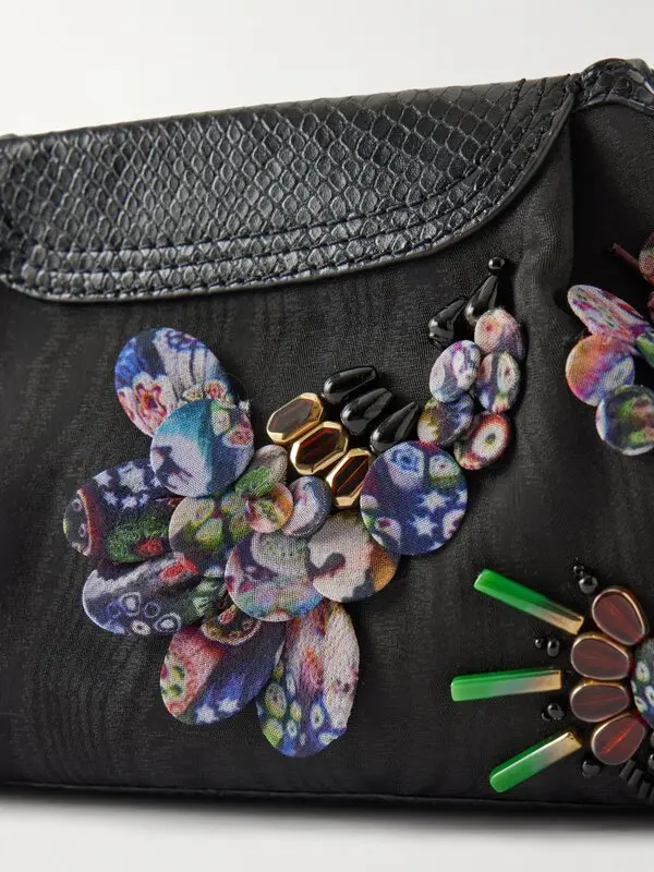Dries Van Noten Embroidered Clutch Bag