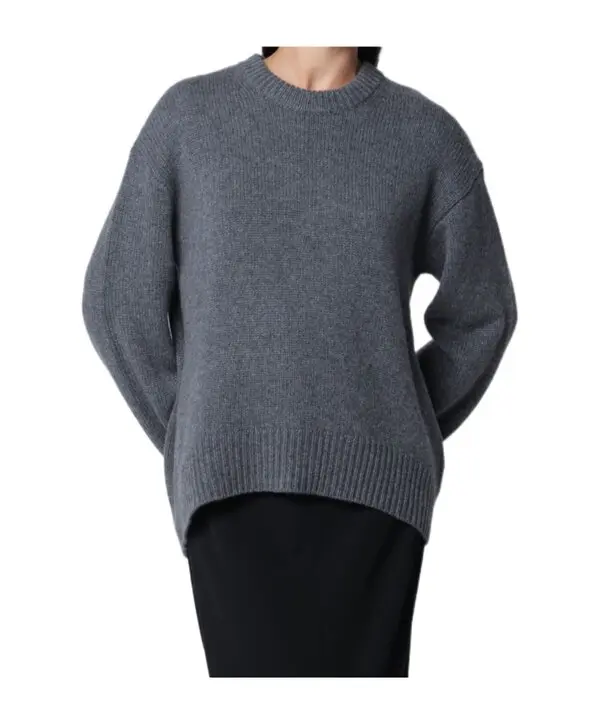 LISA YANG Noor Ribbed-trim Sweater - Graphite