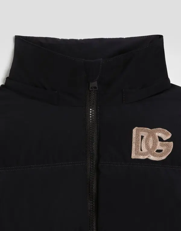 Dolce & Gabbana Logo-patch Padded Coat
