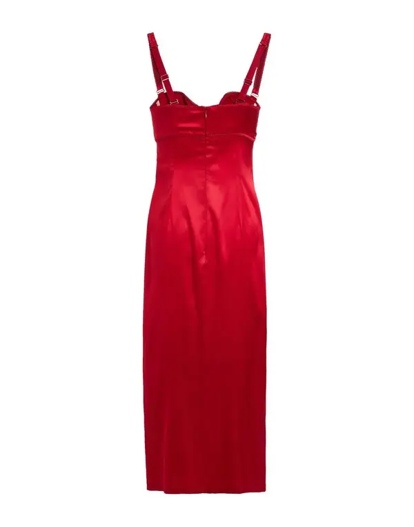 Dolce & Gabbana Solid Color Lace Slip Dress