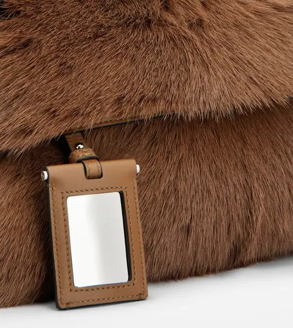 TOD'S Wave Pouch In Pony Effect Leather Mini