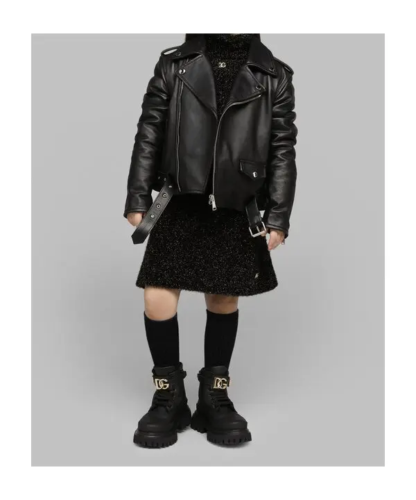 Dolce & Gabbana Leather Biker Jacket