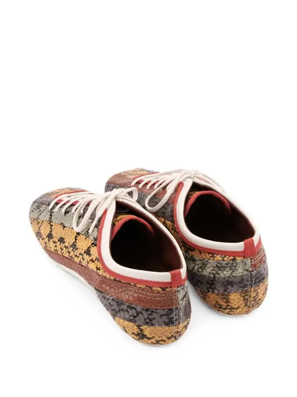 Dries Van Noten Leather Ballerina Sneakers