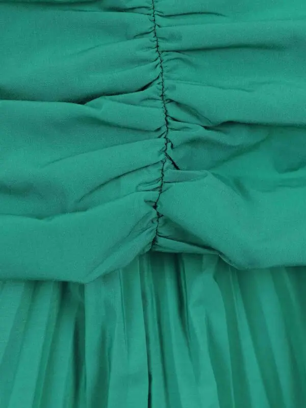 Simkhai Vivianne Cutout Pleated Maxi Dress