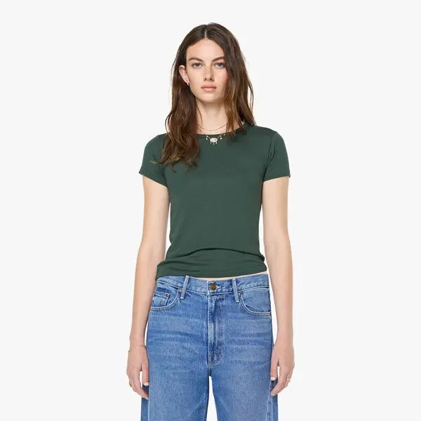 Eterne Fitted Crewneck T-shirt Forest
