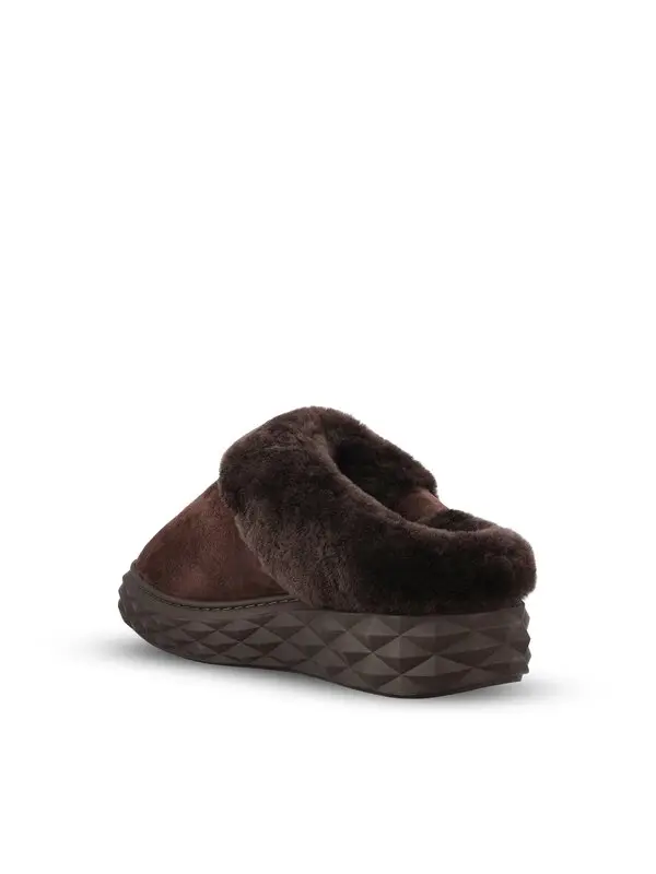 JIMMY CHOO Logo Detailed Slip-on Sandals
