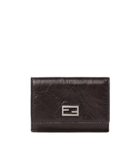 Fendi Tube Card Case - Black