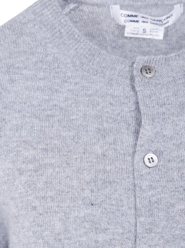 Comme Des Garçons Long Sleeve Buttoned Cardigan