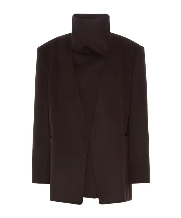 Sportmax Manna High-collar Jacket - Brown