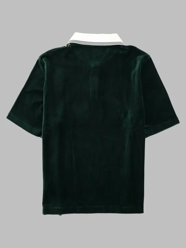 Casablanca Vertical Stripe Polo Shirt