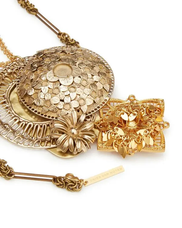Dries Van Noten Layered Pendant Necklace