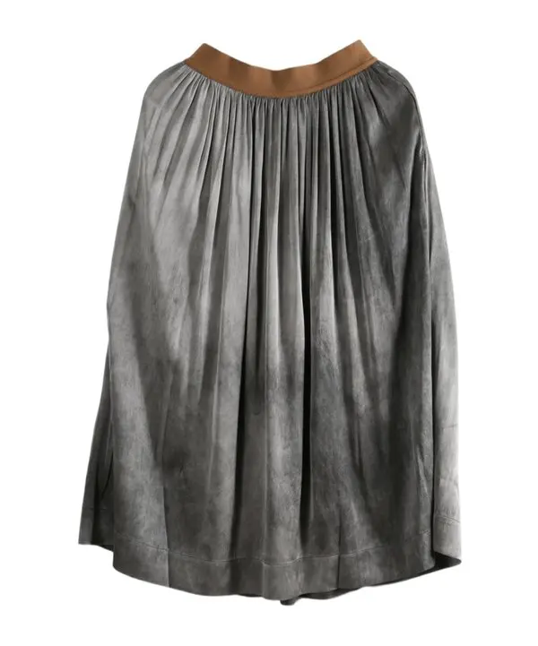 UMA WANG Elastic Waist Midi Skirt