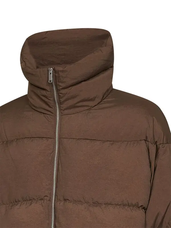 Studio Nicholson Massey Quilted Puffer Jacket - Tree Bark Brown