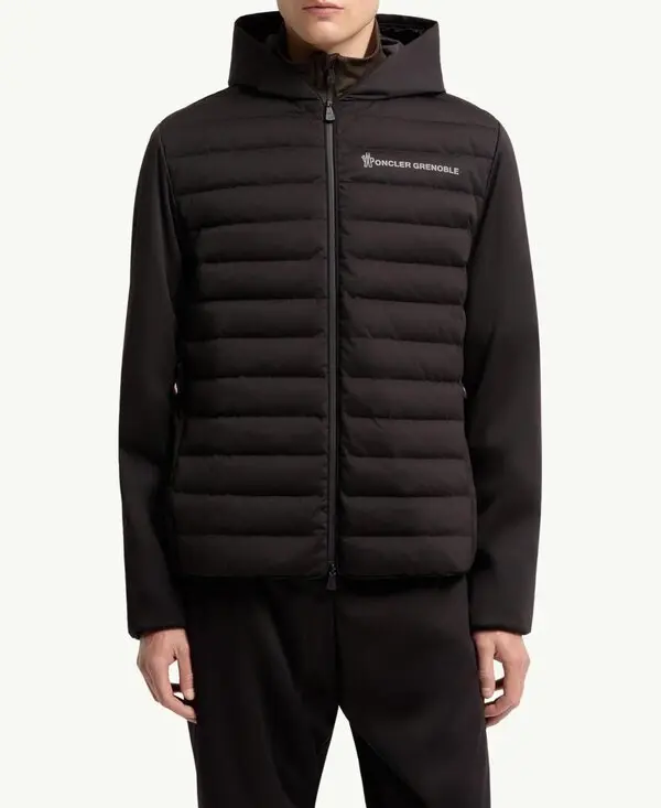 Moncler Quilted Zip-up Hooded Jacket