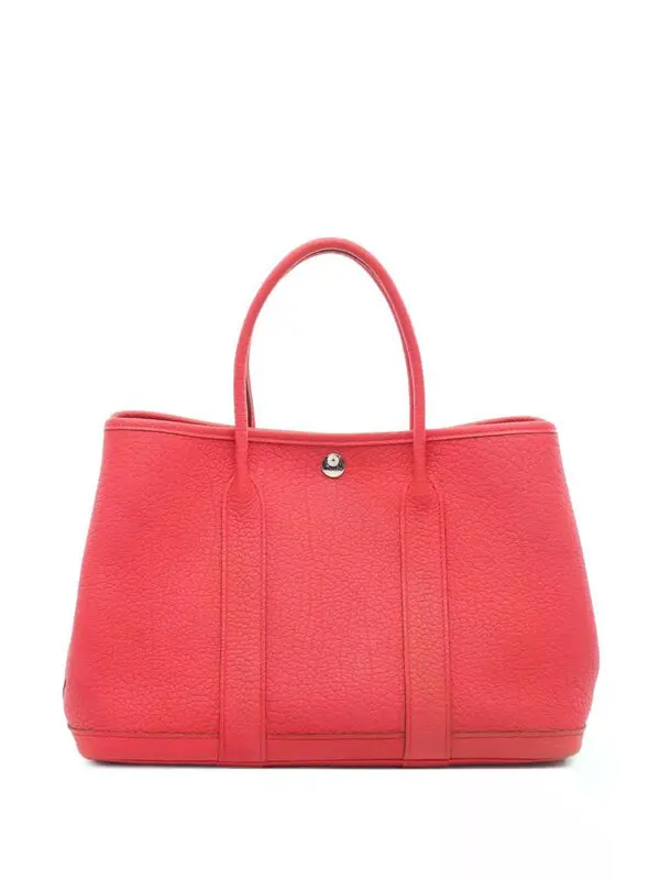 Hermès 2015 Tpm Garden Party Tote Bag - Red