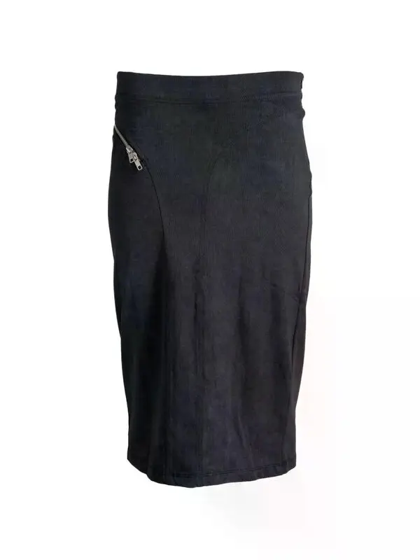 Vaquera Zip-detail Panelled Midi Skirt