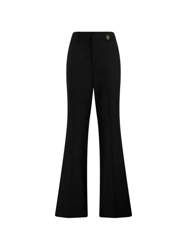 Philipp Plein Logo-plaque Flared Trousers