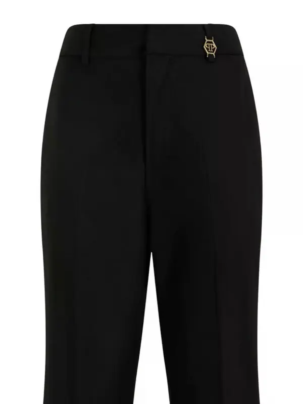 Philipp Plein Logo-plaque Flared Trousers